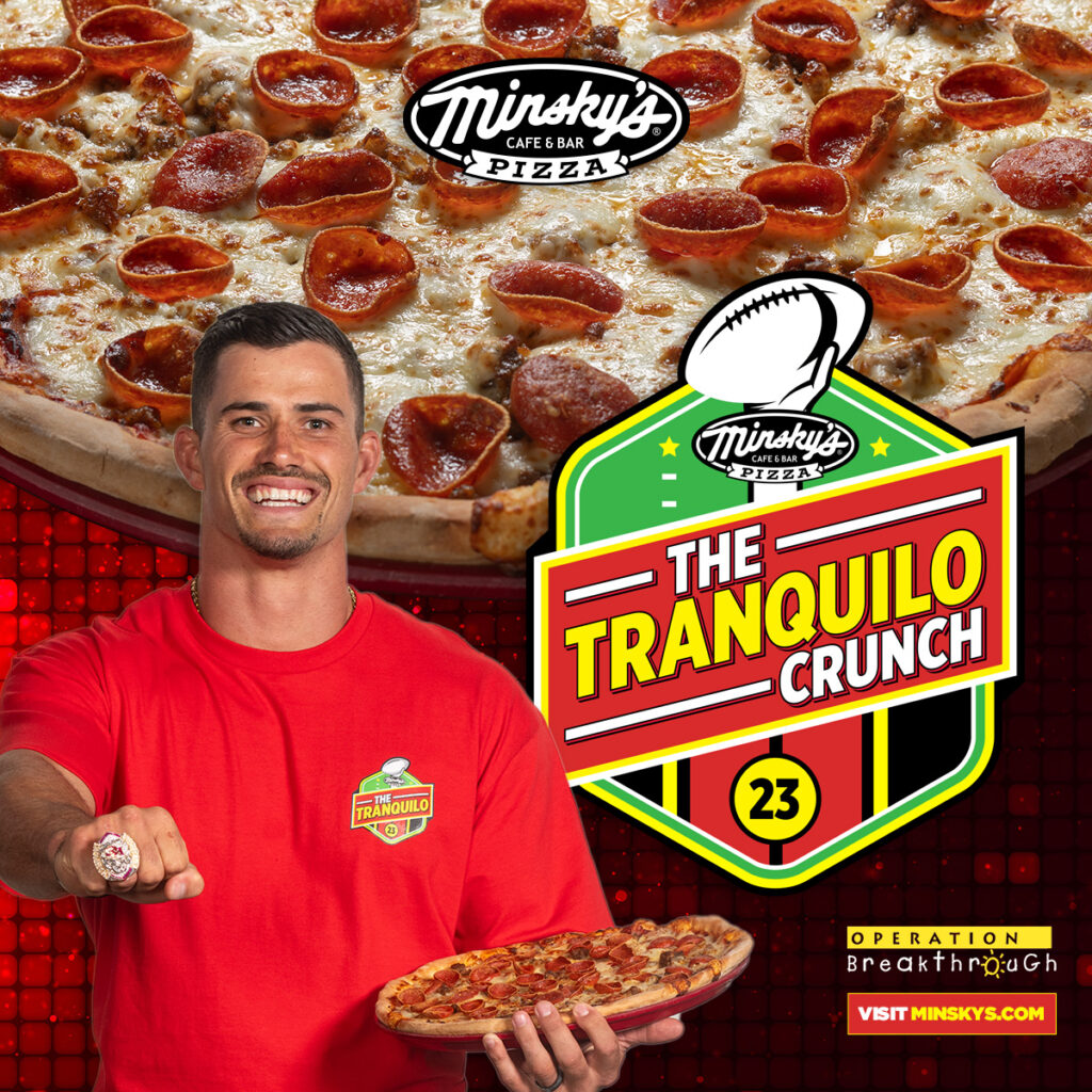 NEW: Drue Tranquill’s Gameday Pizza Creation – The Tranquilo Crunch ...
